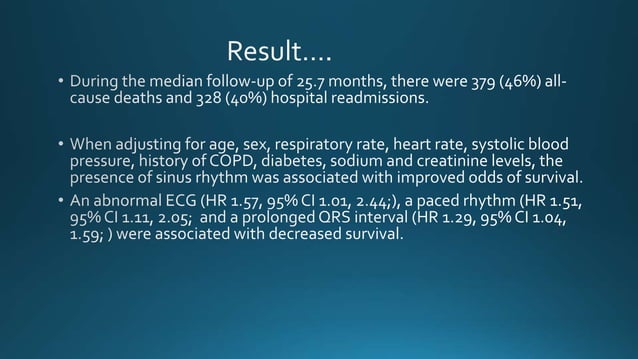 ECG and Acute Heart Failure, ECG,HF. | PPTX | Heart and Cardiovascular ...
