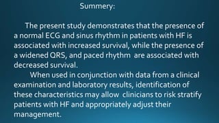 ECG and Acute Heart Failure, ECG,HF. | PPTX