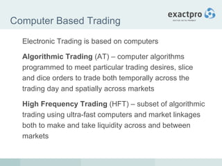 Theory of High Frequency Trading Systems Testing | PPT