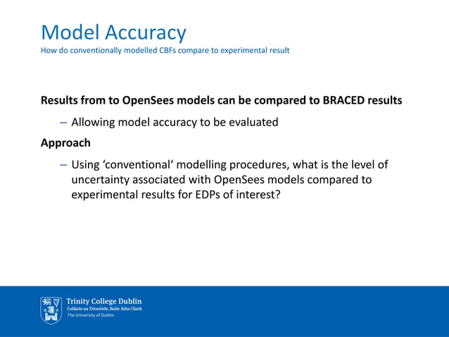 Evaluating the use of OpenSees for lifetime seismic performance ...