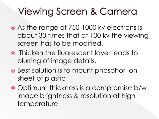Presentation high voltage electron microscope | PPT