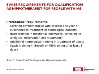 MS and hippotherapy | PPT