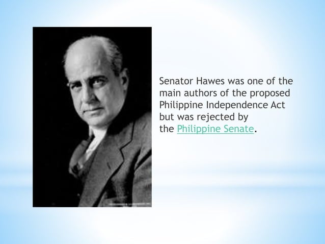 The Hare-Hawes Cutting and Tydings-Mcduffie Law | PPTX