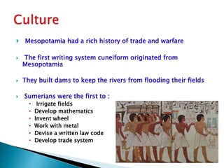 Mesopotamian civilization | PPT