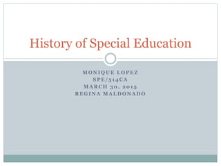 Presentation history of special education | PPTX | Special Needs Kids ...