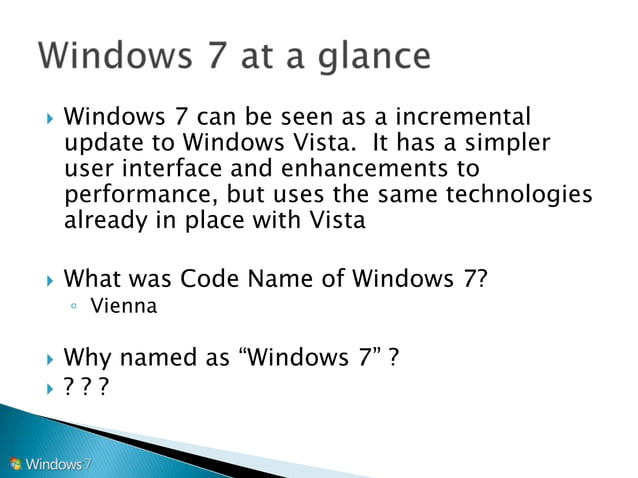 Presentation Introduction To Windows Pptx Operating Systems
