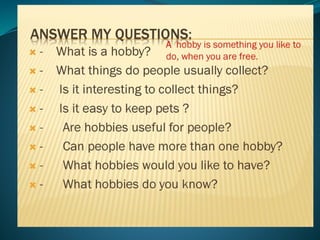 Presentation for students about hobbies.pptx