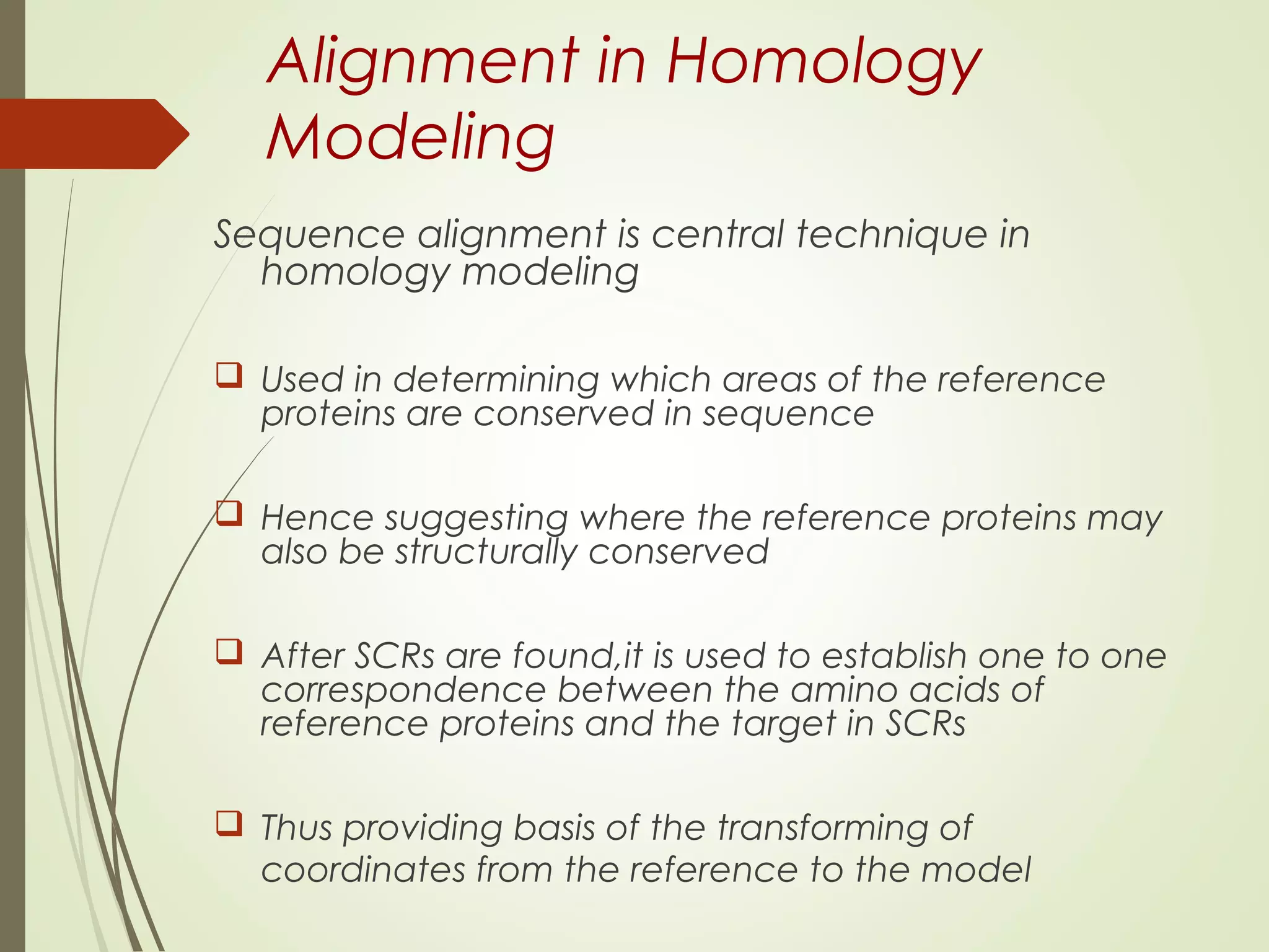 Presentation homolgy modeling | PPT