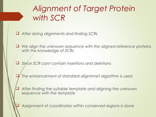 Presentation homolgy modeling | PPT