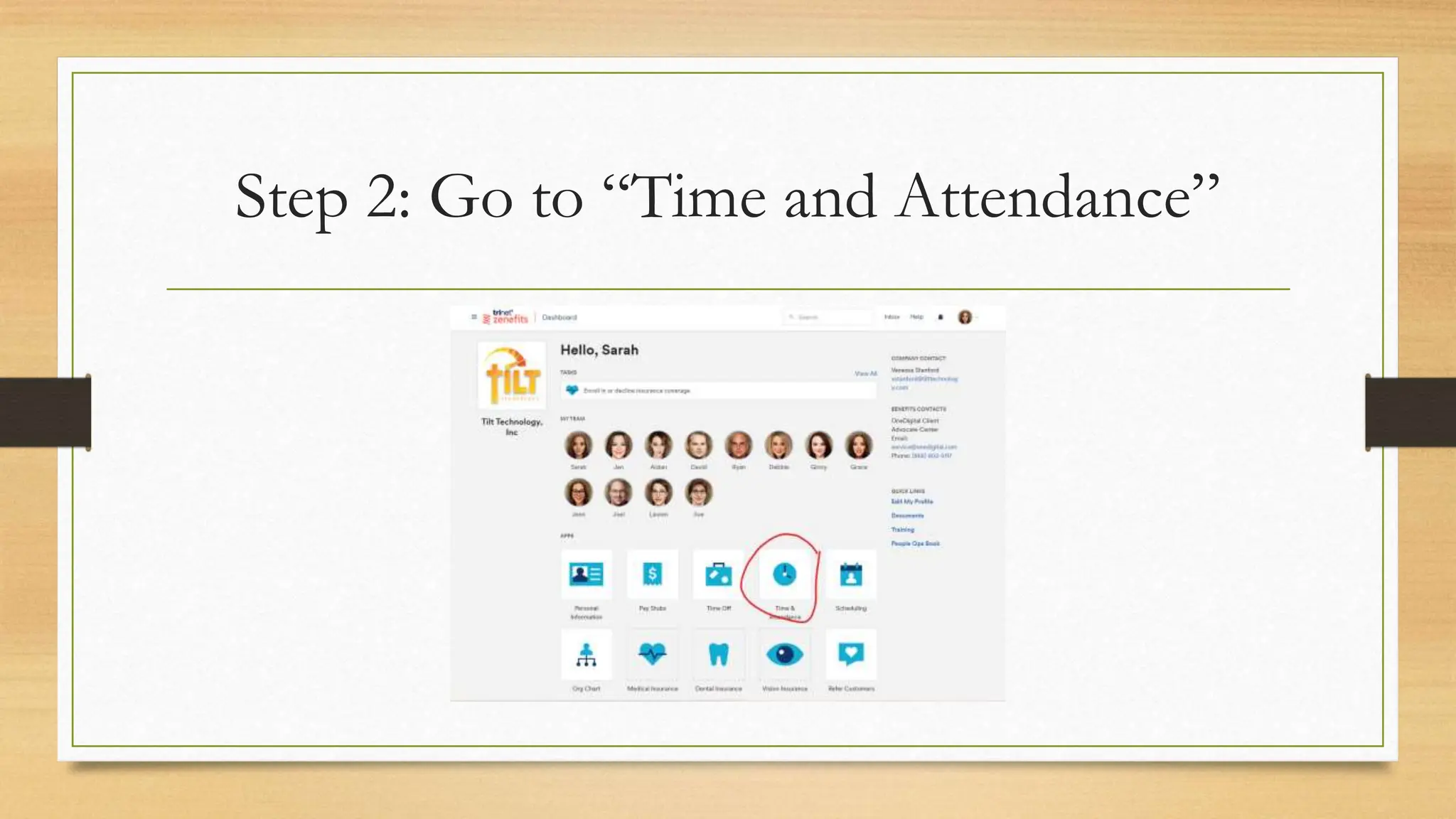 Presentation How to clock in and out with Zenefits.pptx