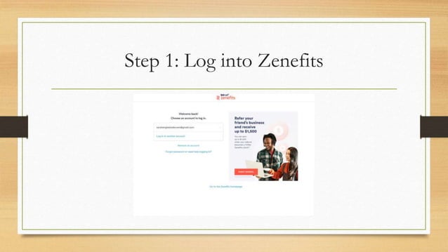 Presentation How to clock in and out with Zenefits.pptx