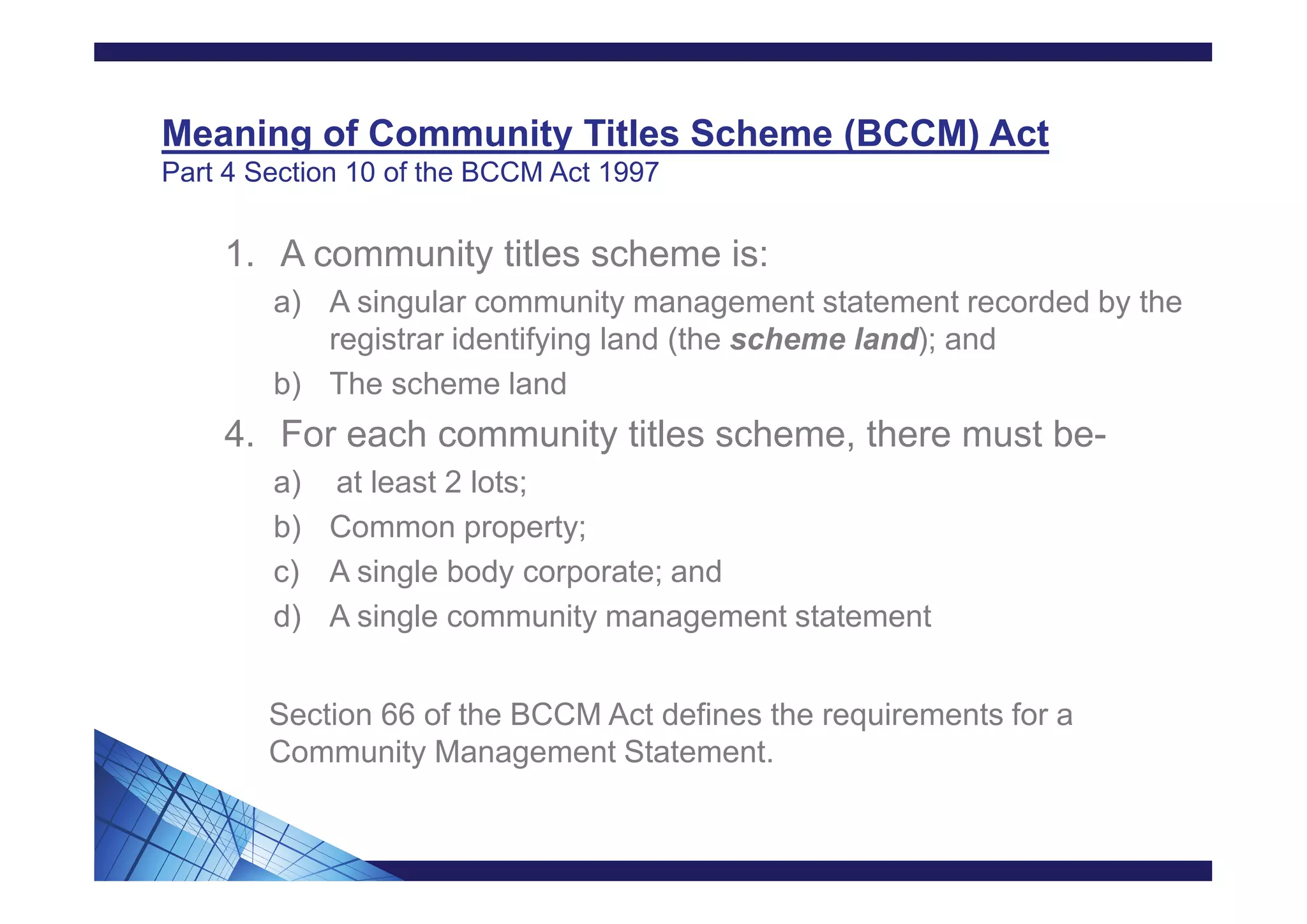 How to read plan formats and definitions of lots and common property | PDF