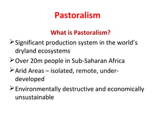 Sustainable Pastoralism Development: TVET and University Education ...
