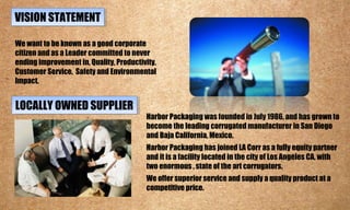Harbor Packaging Southern California and Mexico | PPT