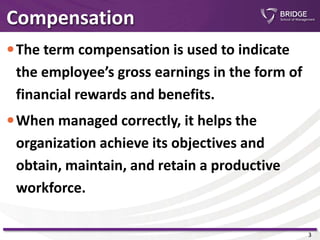 COMPENSATION AND REWARDS | PPT