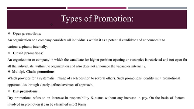 Presentation on Define Promotion & Explain it’s Policies | PPT