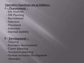 Presentation On Human Resource Management | PPTX