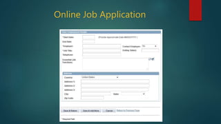 Human Resource Management System(HRMS) | PPTX
