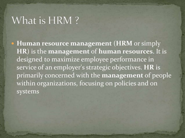 Emerging trends in HRM | PPTX