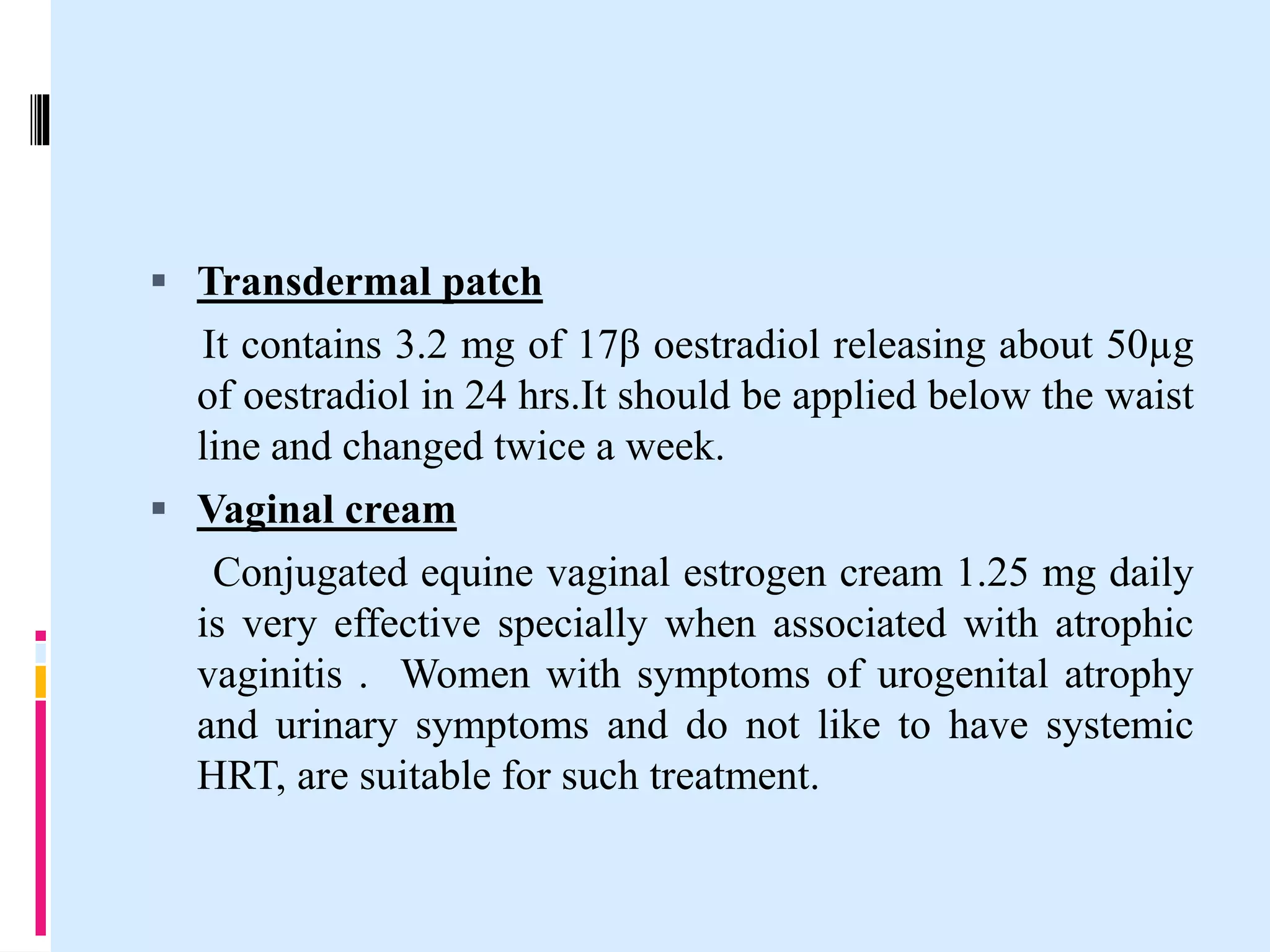 Hormonal Replacement Therapy | PPTX | Menopause | Endocrine and ...