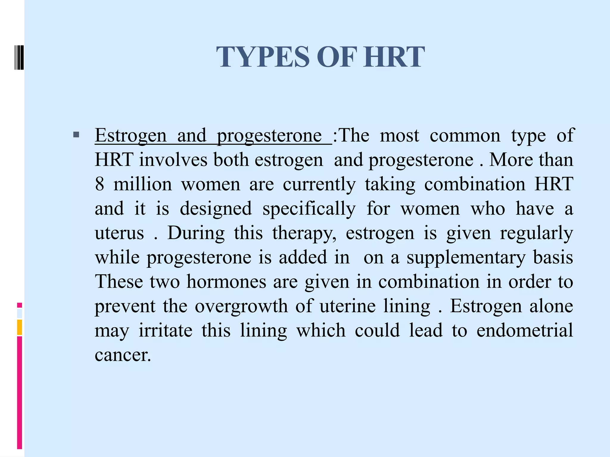 Hormonal Replacement Therapy | PPTX