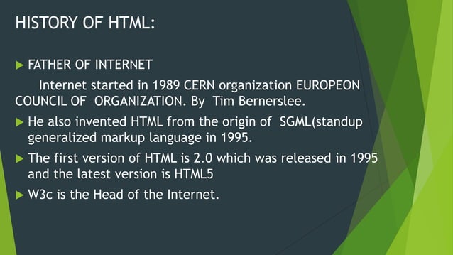 HTML intro | PPT