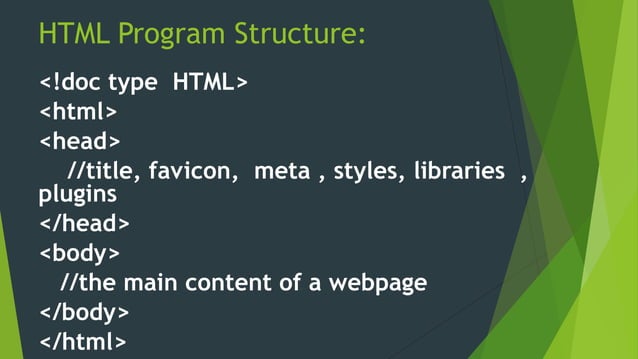 HTML intro | PPT