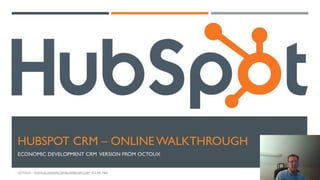 Presentation HubSpot for economic developers slideshare | PDF