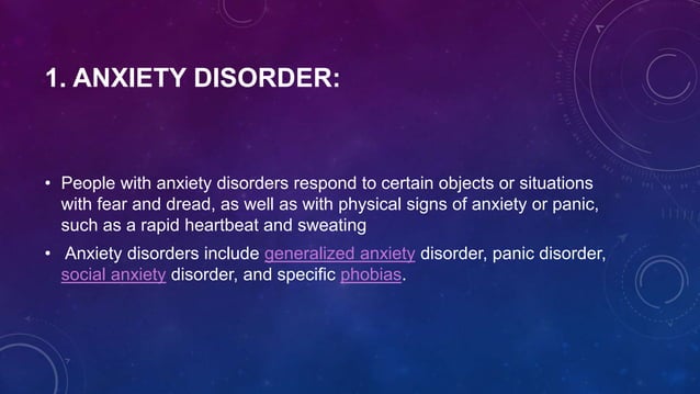 Mental Disorders | PPT