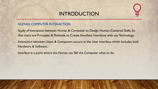 Human Computer Interaction (HCI) | PDF