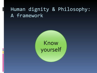 Presentation human dignity | PPT