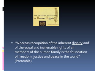 Presentation Human Dignity | PPT