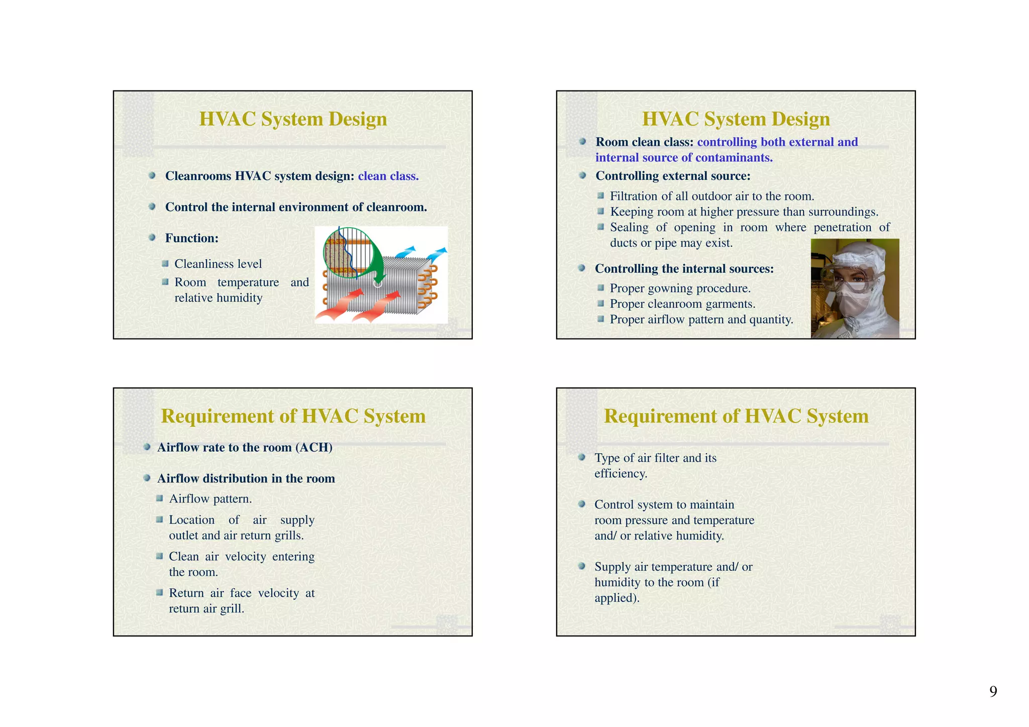 HVAC for clean rooms 120217 | PDF