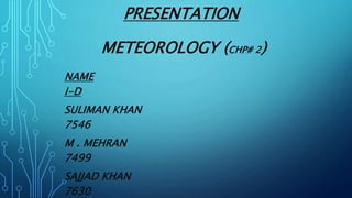 Presentation Meteorology | PPTX