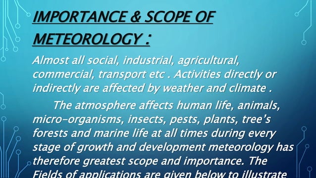 Presentation Meteorology | PPTX