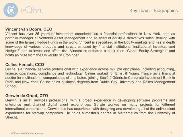 Presentation i-Cthru Curacao | PPT