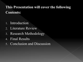 Presentation in International Academic Conference | PPTX