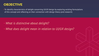 Delight in the User Experience: Form and Place | PDF