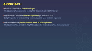 Delight in the User Experience: Form and Place | PDF
