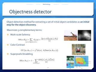 Object Discovery using CNN Features in Egocentric Videos | PPT