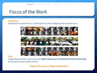 Object Discovery using CNN Features in Egocentric Videos | PPT