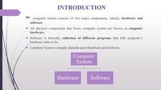 Hardware and Software.pptx | Operating Systems | Computer Software and Applications