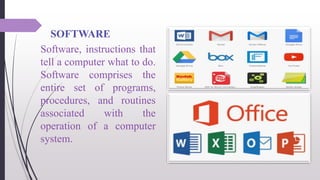 Hardware and Software.pptx | Operating Systems | Computer Software and Applications