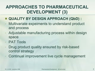 Presentation ICH Q8 annex QbD- november 2008 | PPT