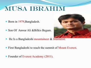Presentation on icons of bangladesh | PPTX
