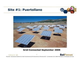 CPV Solar Power Plants in Spain | PPT