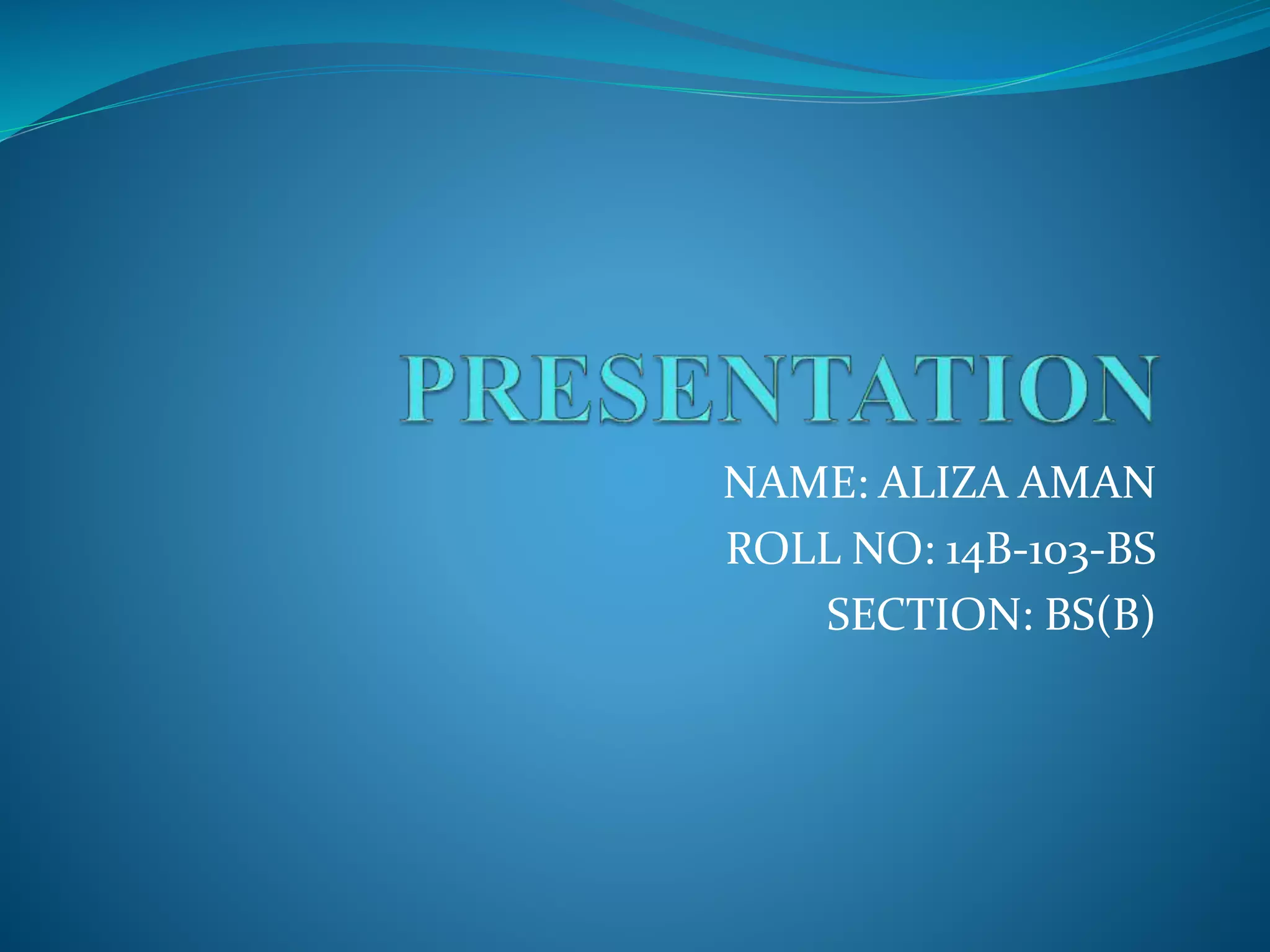 Presentation ict | PPT