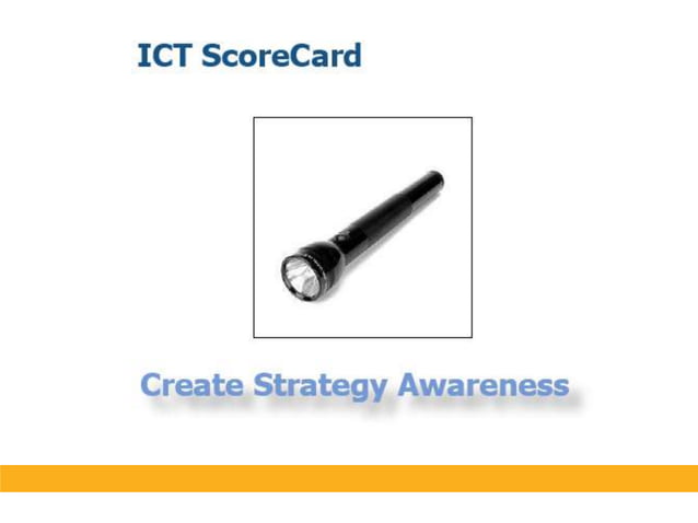 Presentation Ict Scorecard | PPT