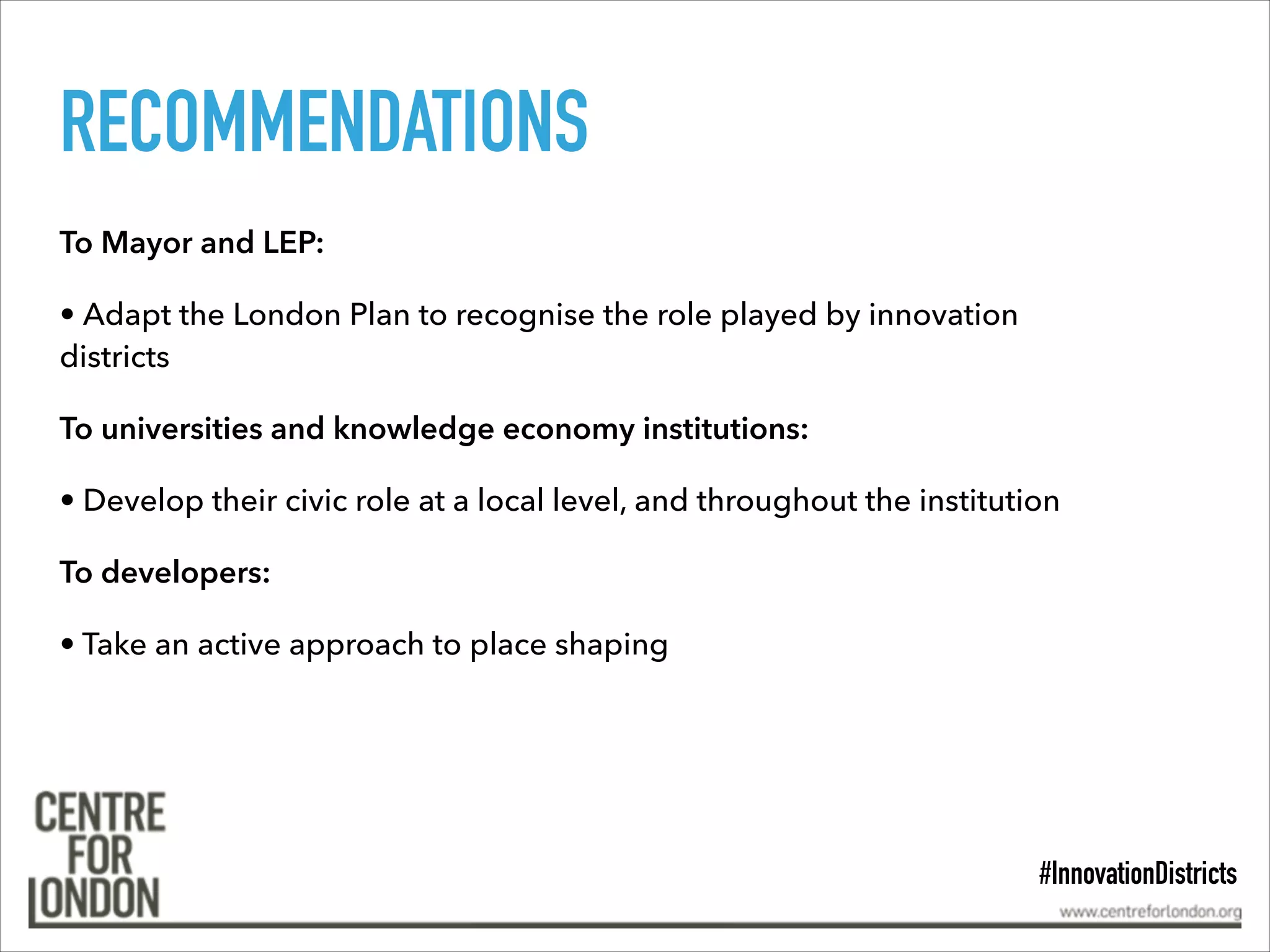 Spaces to Think: Innovation Districts and the Changing Geography of ...