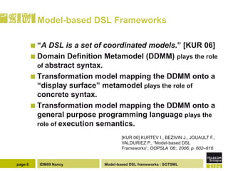 Model-based DSL Frameworks: A Simple Graphical Telecommunications ...